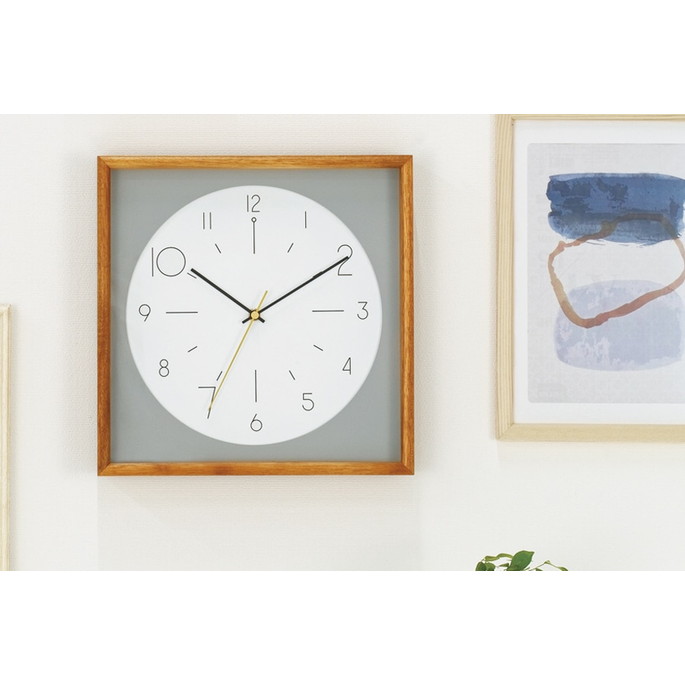 ウォールクロック INTERFORM カードル ウォールクロック Cadre 時計 掛け時計 雑貨 電波時計 CL-4059 インターフォルムグラフィカル 高級感 デザイナーズ家具・デザイン ...